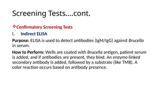 Screening and diagnosis of Brucellosis.pptx