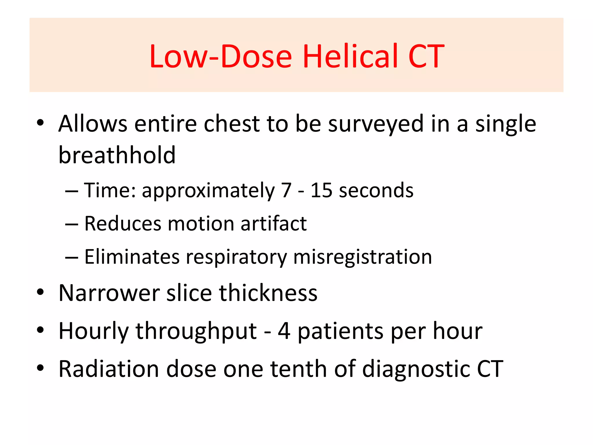 Screening and early detection of lung cancer | PDF