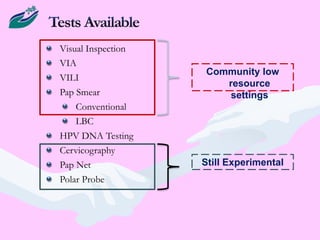 screening_and_prevention protocols for_cervix.ppt