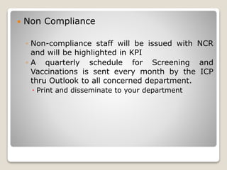 Screening and Vaccination | PPTX