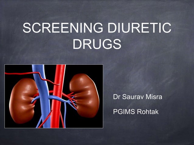 Screening diuretic drugs | PPTX