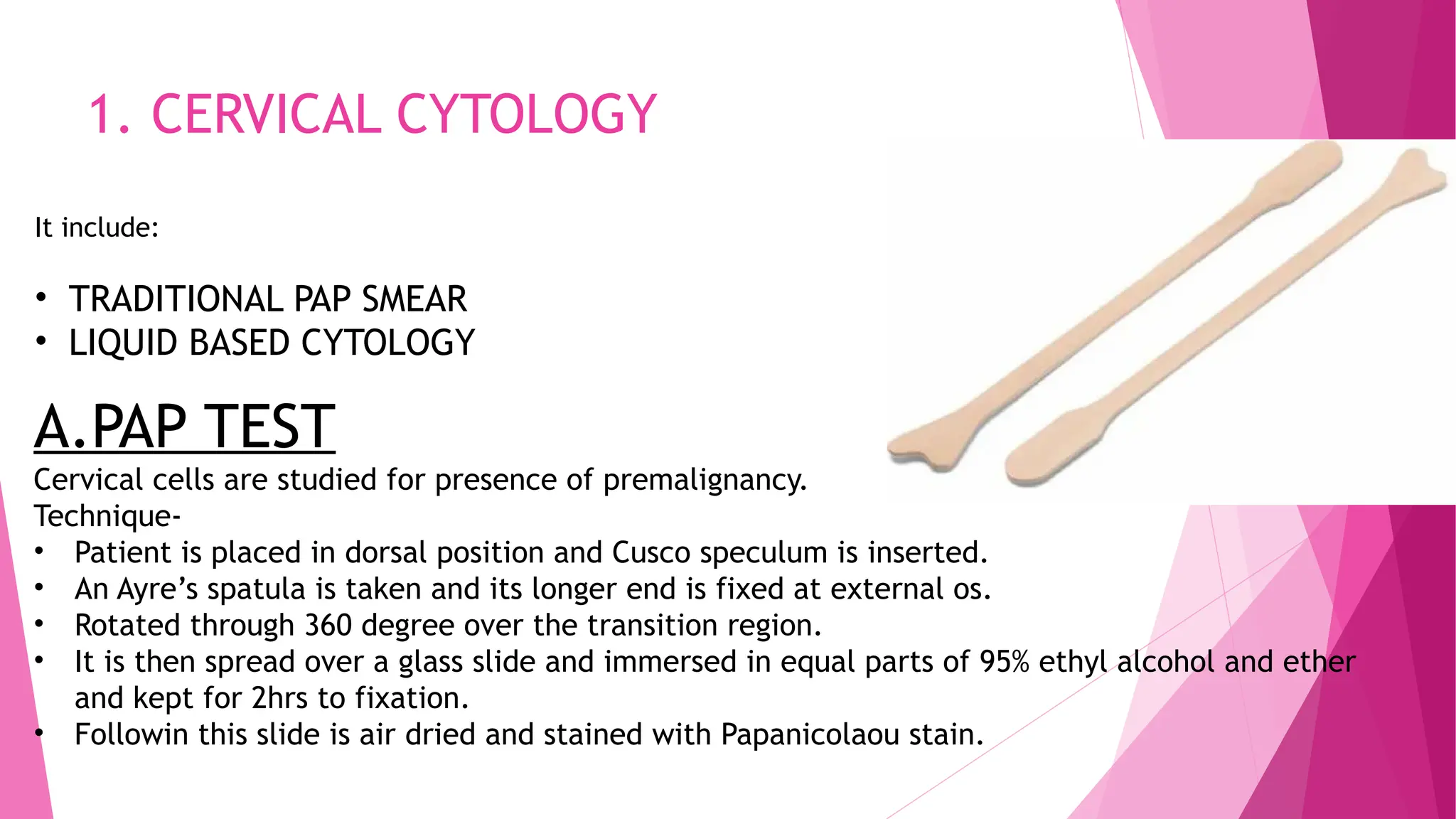 SCREENING FOR CERVICAL CANCER - for screening | PPTX