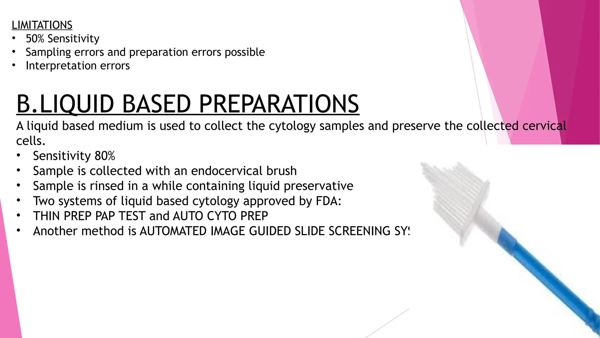 SCREENING FOR CERVICAL CANCER - for screening | PPTX