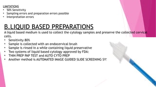SCREENING FOR CERVICAL CANCER - for screening | PPTX