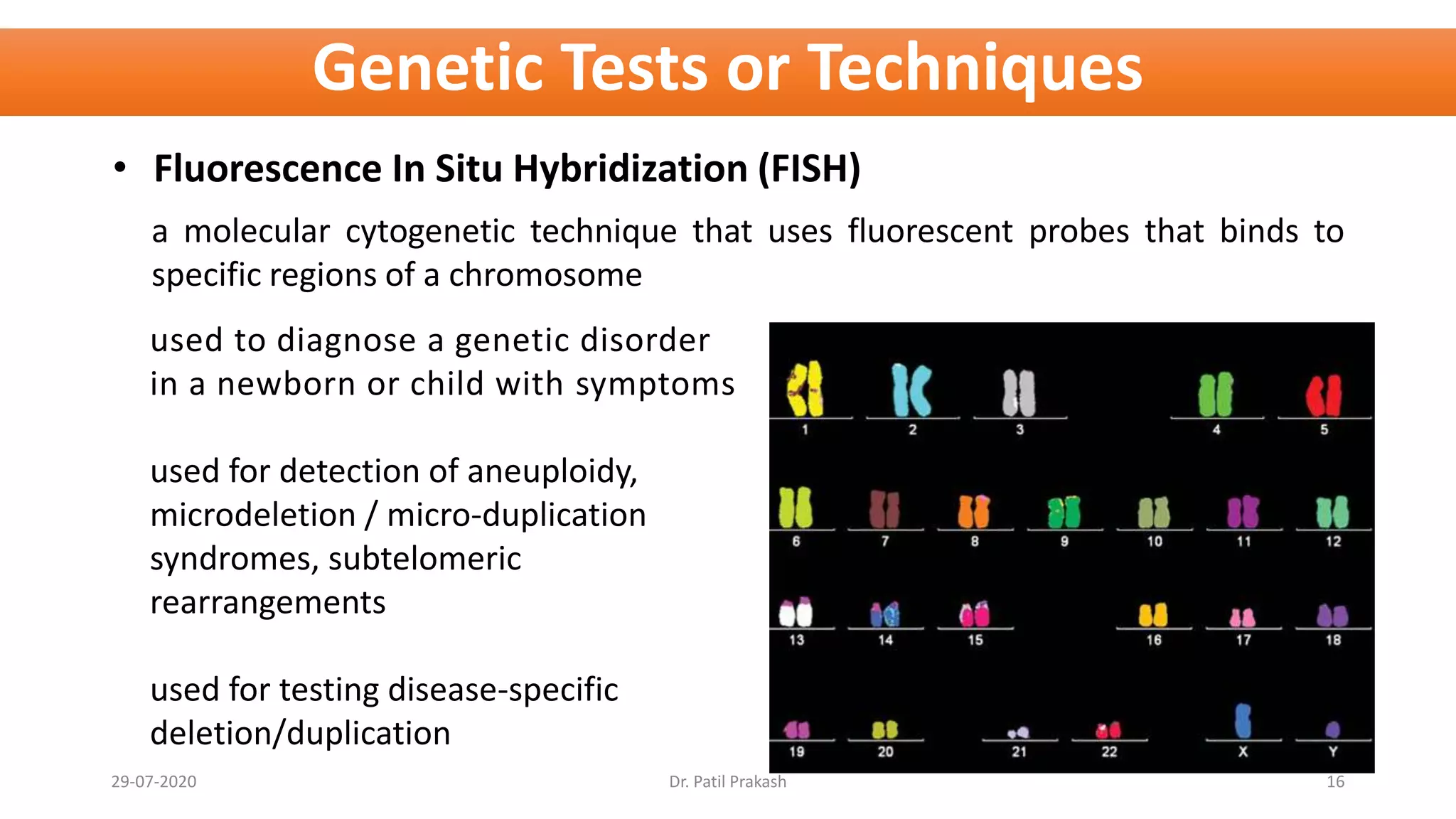 Genetic Testing in Neonates and Children - Screening for chromosomal ...
