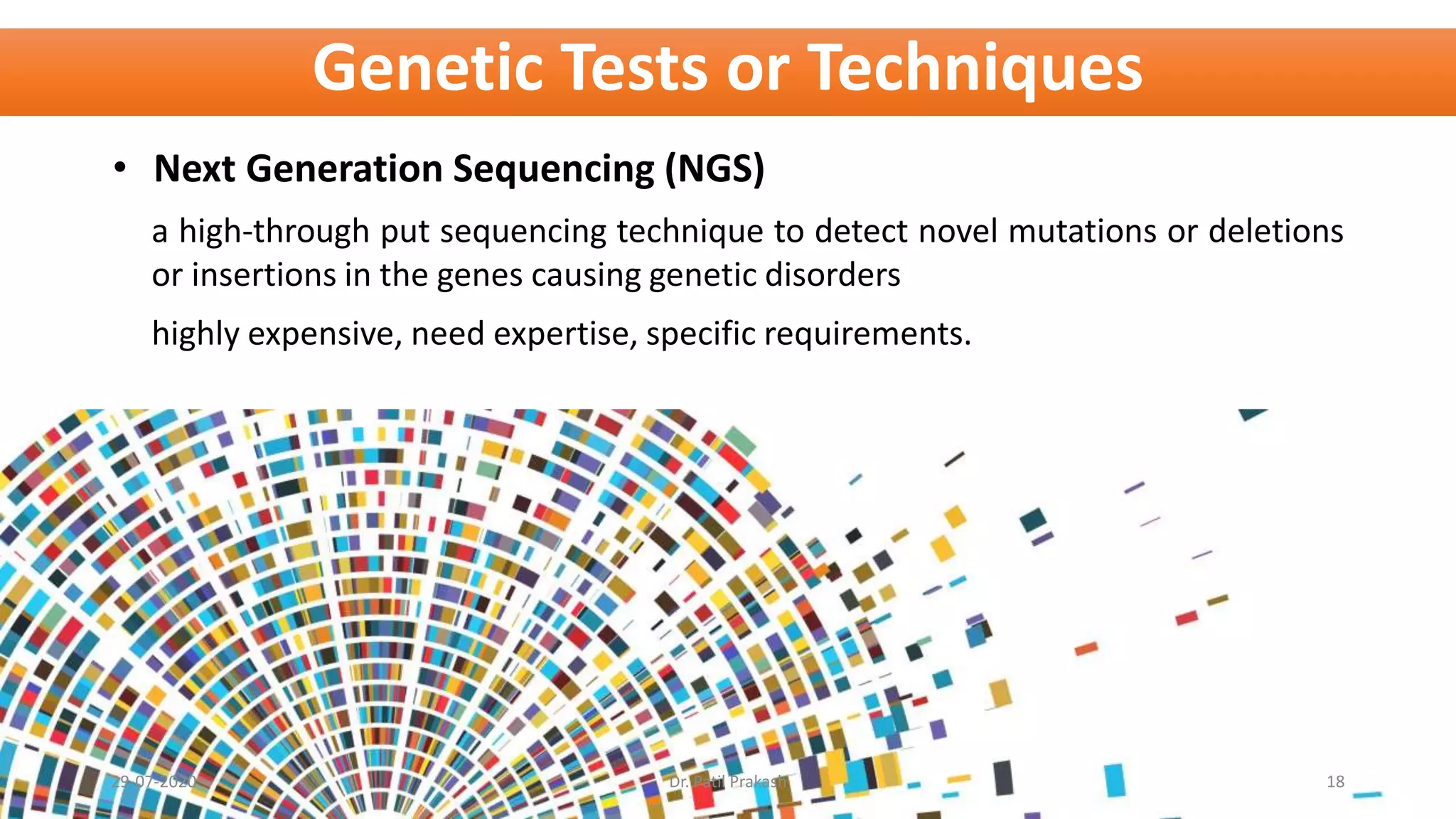 Genetic Testing in Neonates and Children - Screening for chromosomal ...