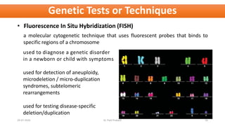 Genetic Testing in Neonates and Children - Screening for chromosomal ...