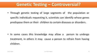 Genetic Testing in Neonates and Children - Screening for chromosomal ...