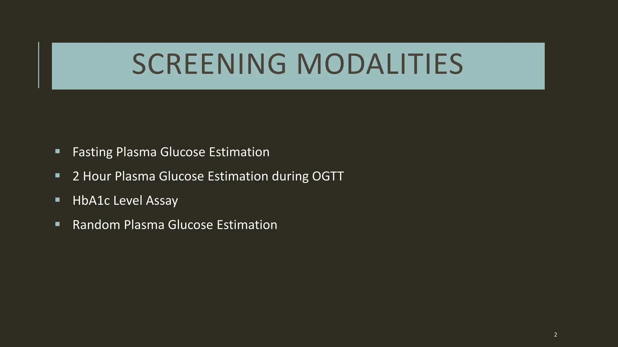 Screening for Diabetes Mellitus in Elderly.pptx