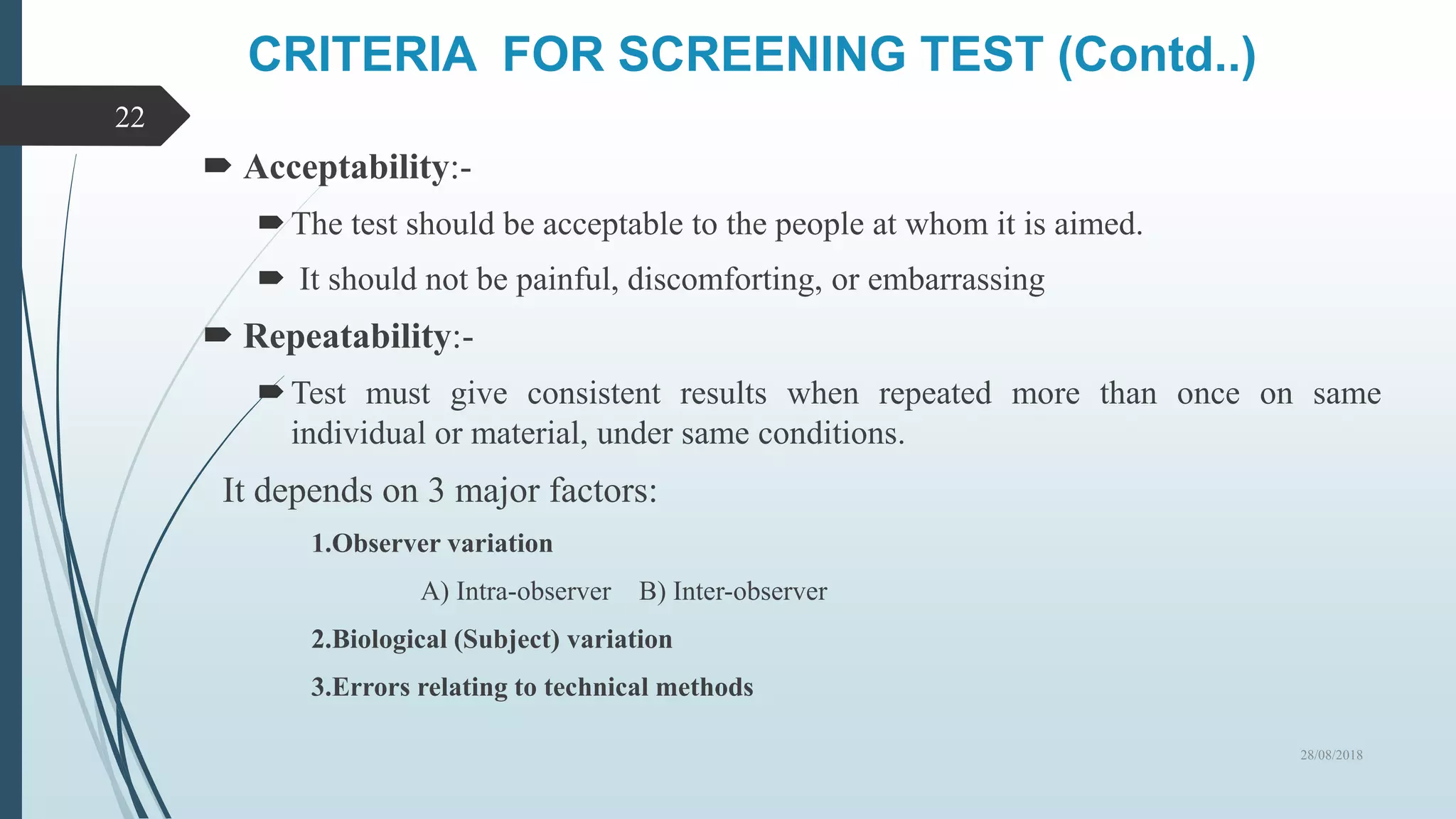 Screening for disease | PPTX