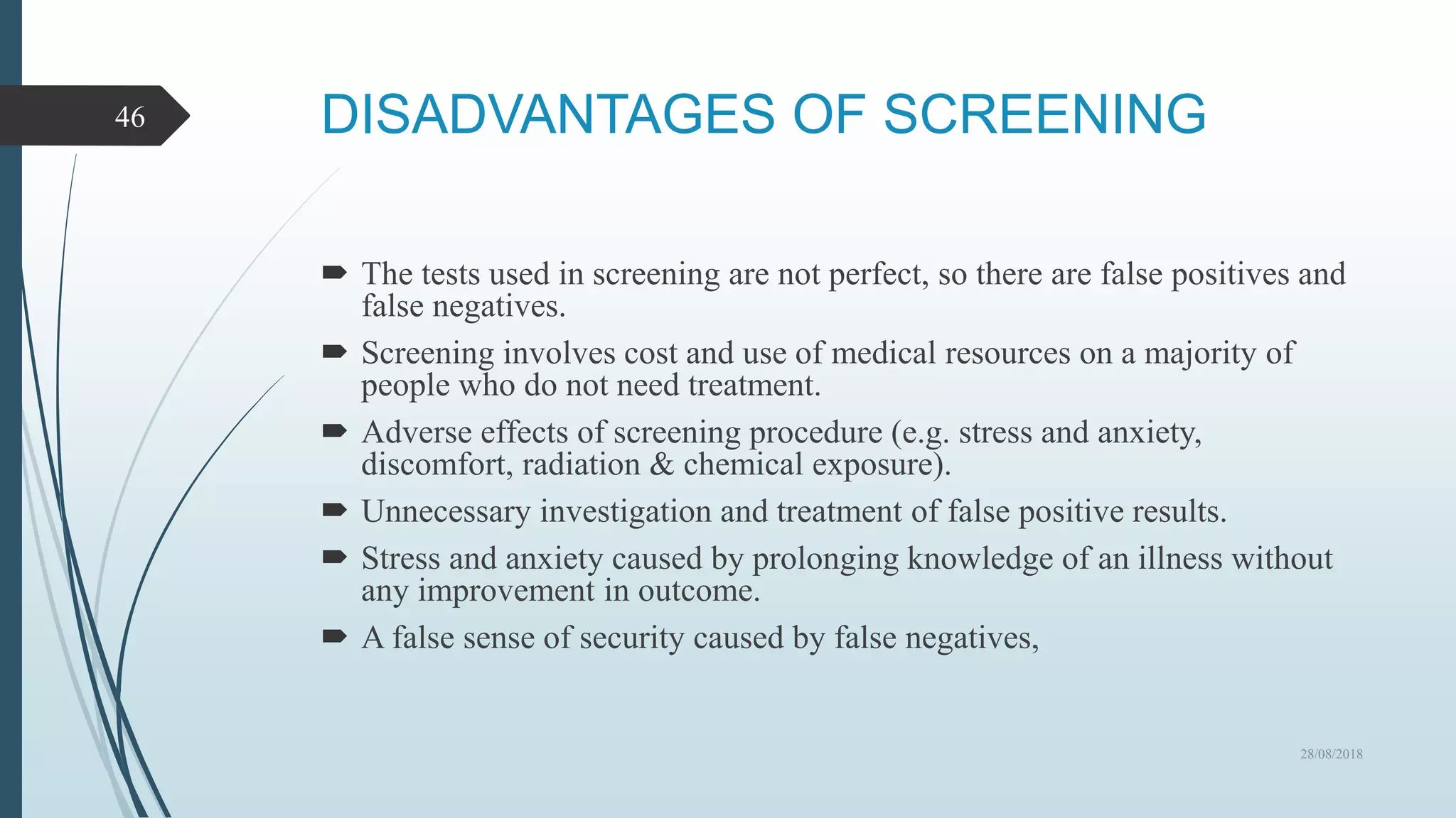 Screening for disease | PPTX