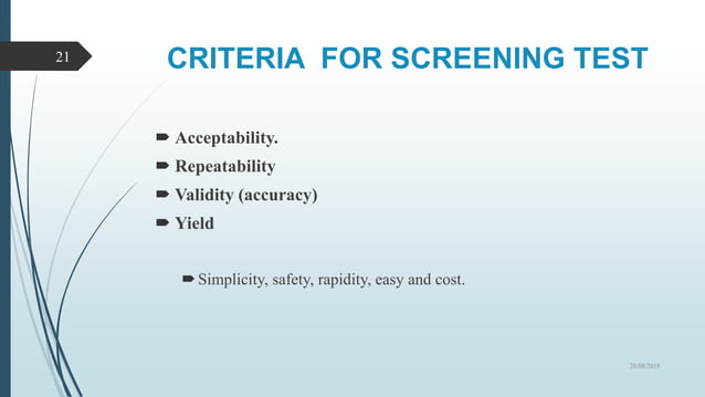 Screening for disease | PPT