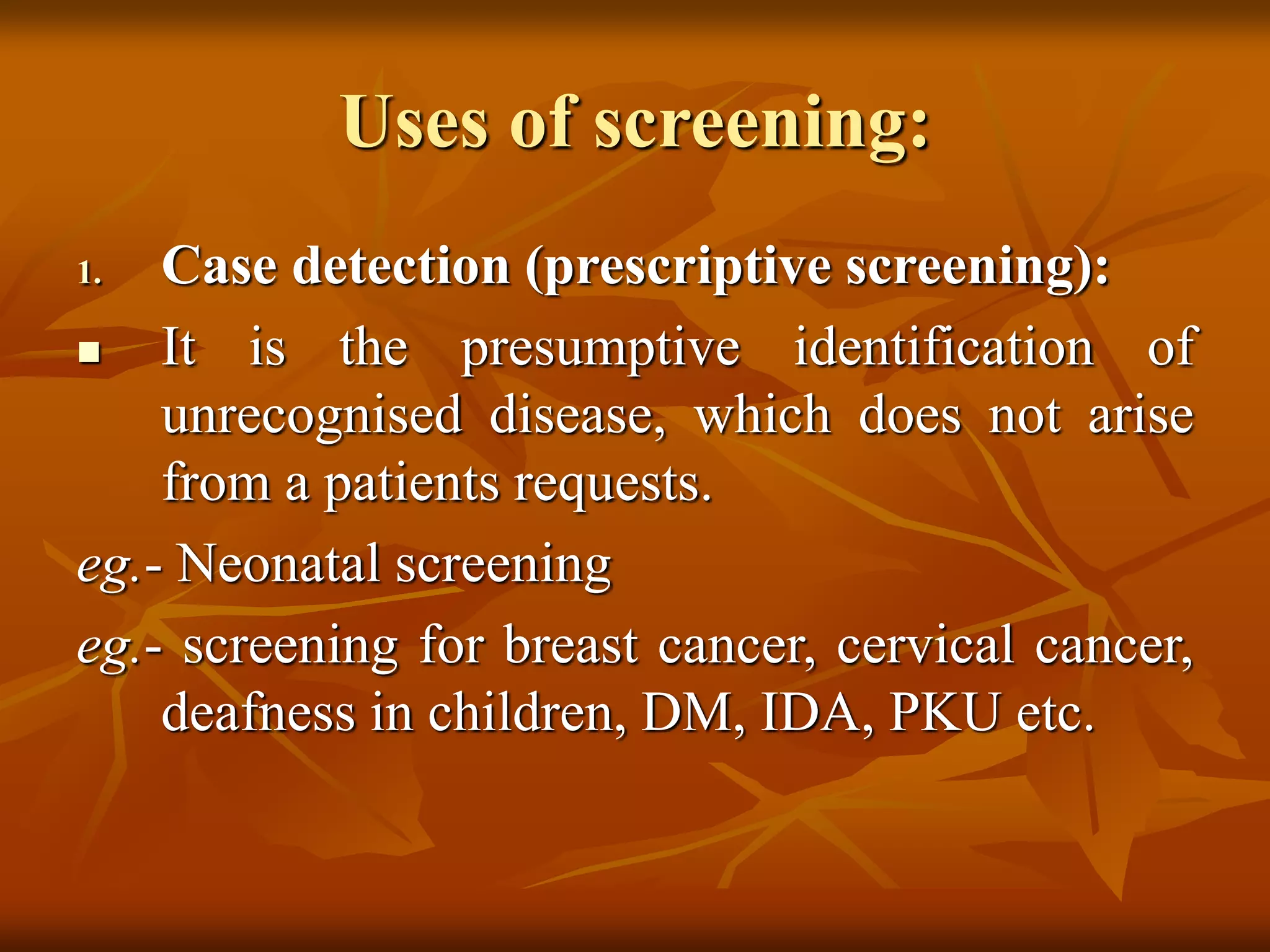Screening for disease.ppt