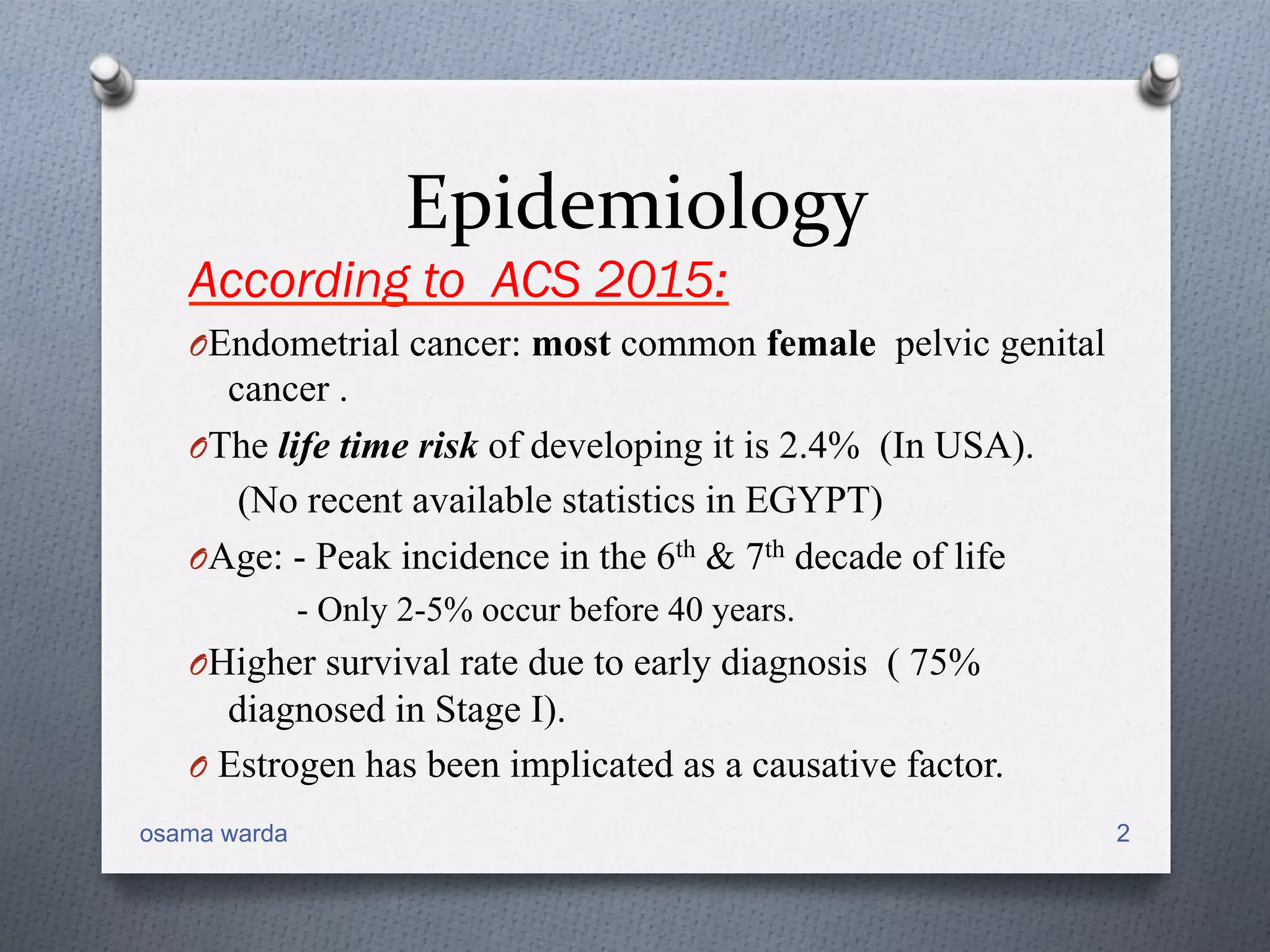 SCREENING ENDOMETRIAL CANCER-OSAMA WARDA | PDF
