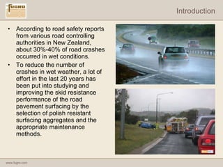 Screening Hydroplaning Risk Area By Hsd Data | PPT