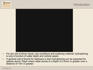 Screening Hydroplaning Risk Area By Hsd Data | PPT
