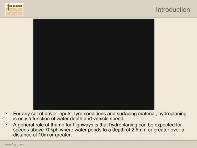 Screening Hydroplaning Risk Area By Hsd Data | PPT