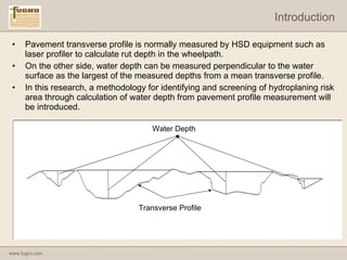 Screening Hydroplaning Risk Area By Hsd Data | PPT