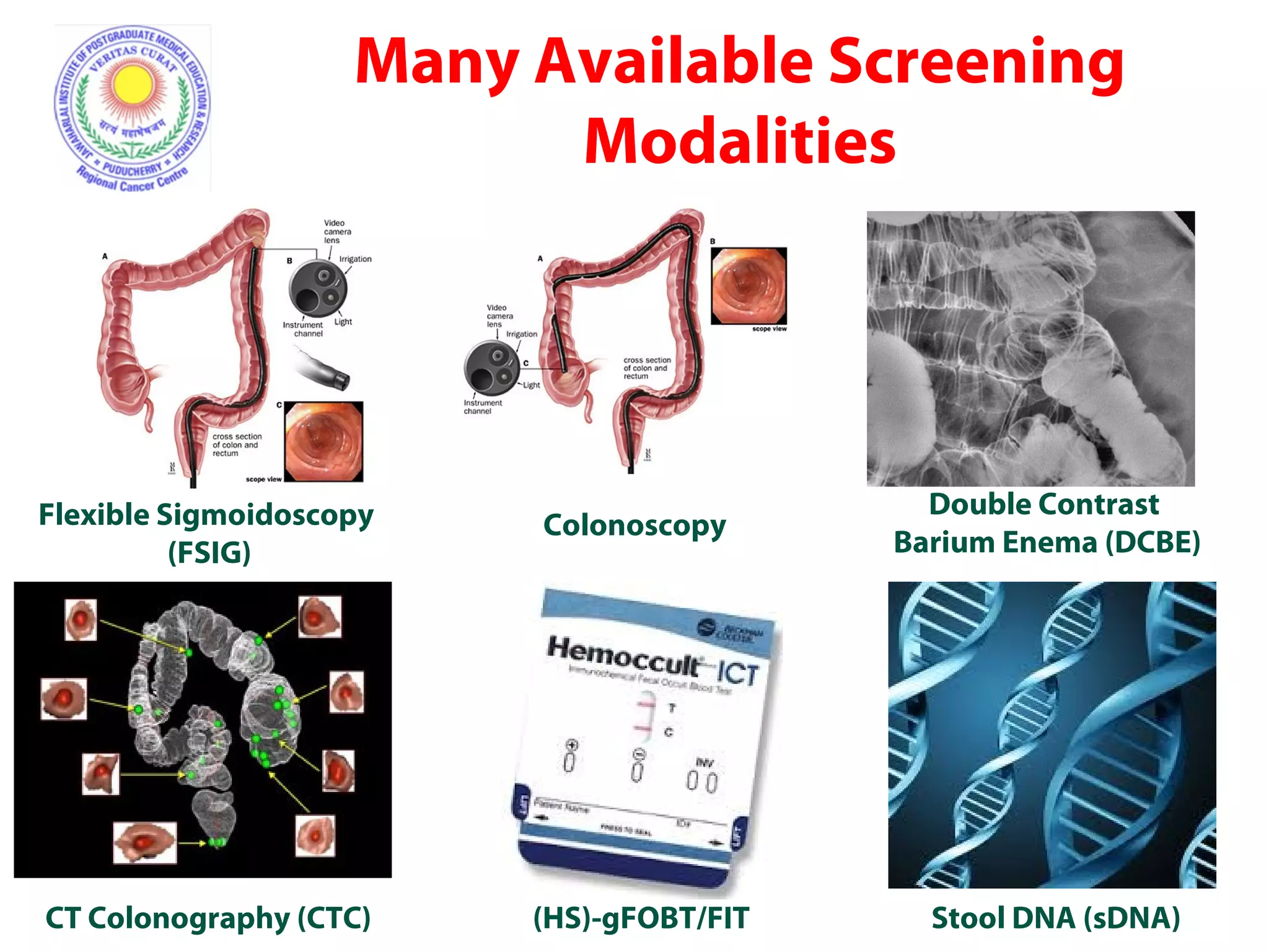 Screening in colorectal cancers dr. ashutosh | PPT
