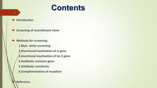 Screening method | PPT