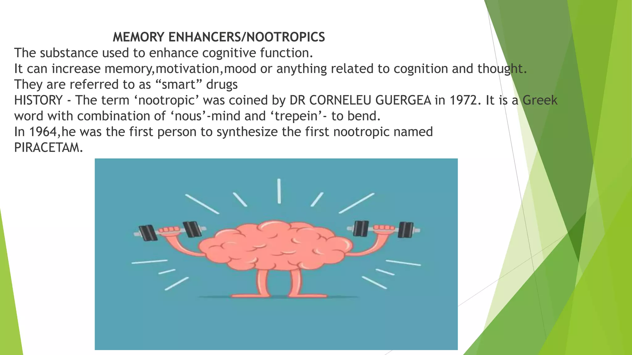 Screening method of nootropics vikas malik | PPTX