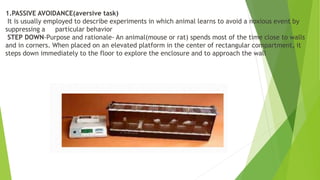 Screening method of nootropics vikas malik | PPTX