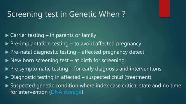Screening methods- Genetic Testing counselling.pptx
