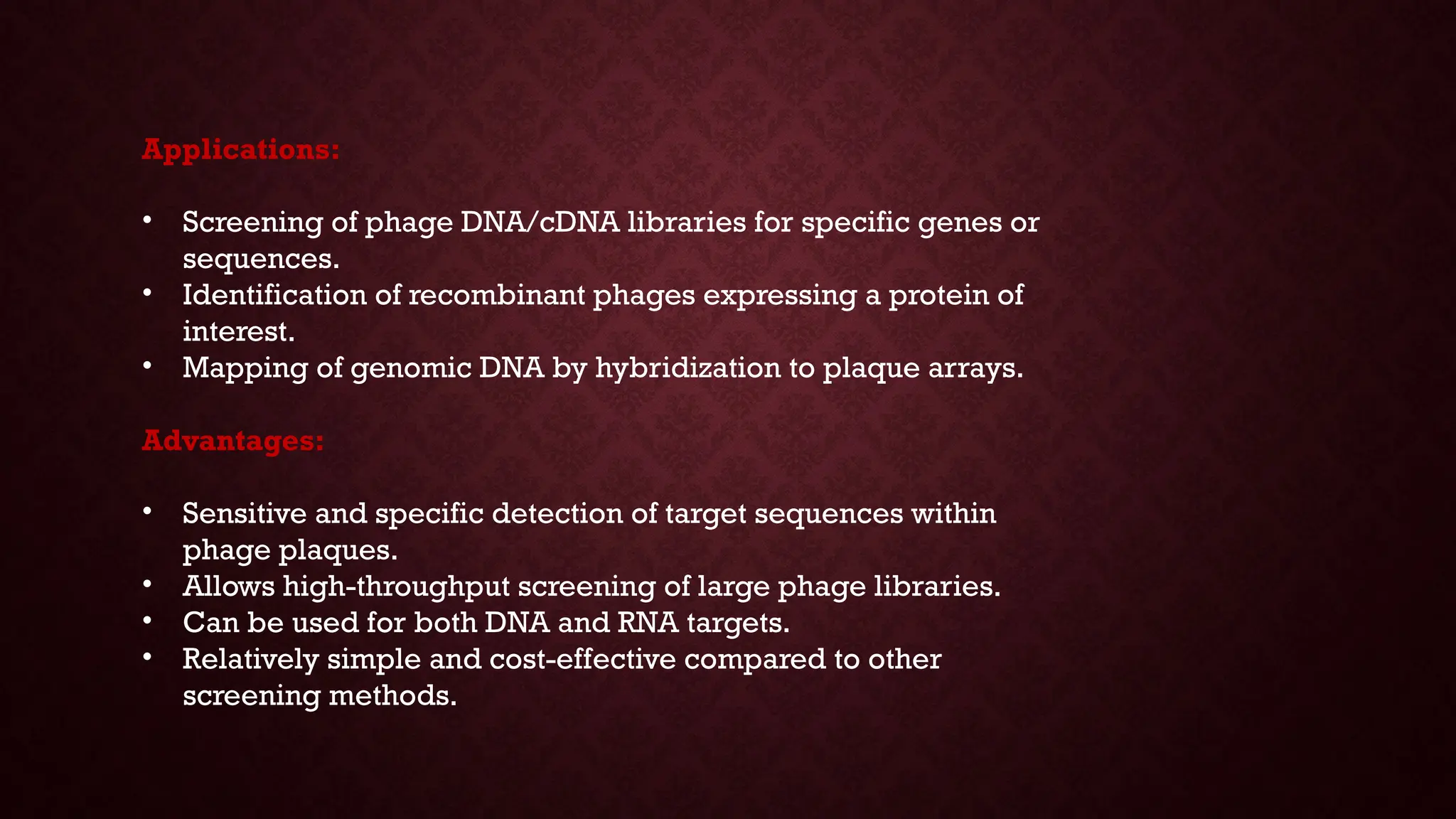Screening Methods for clone identification | PPTX