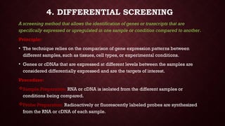 Screening Methods for clone identification | PPTX