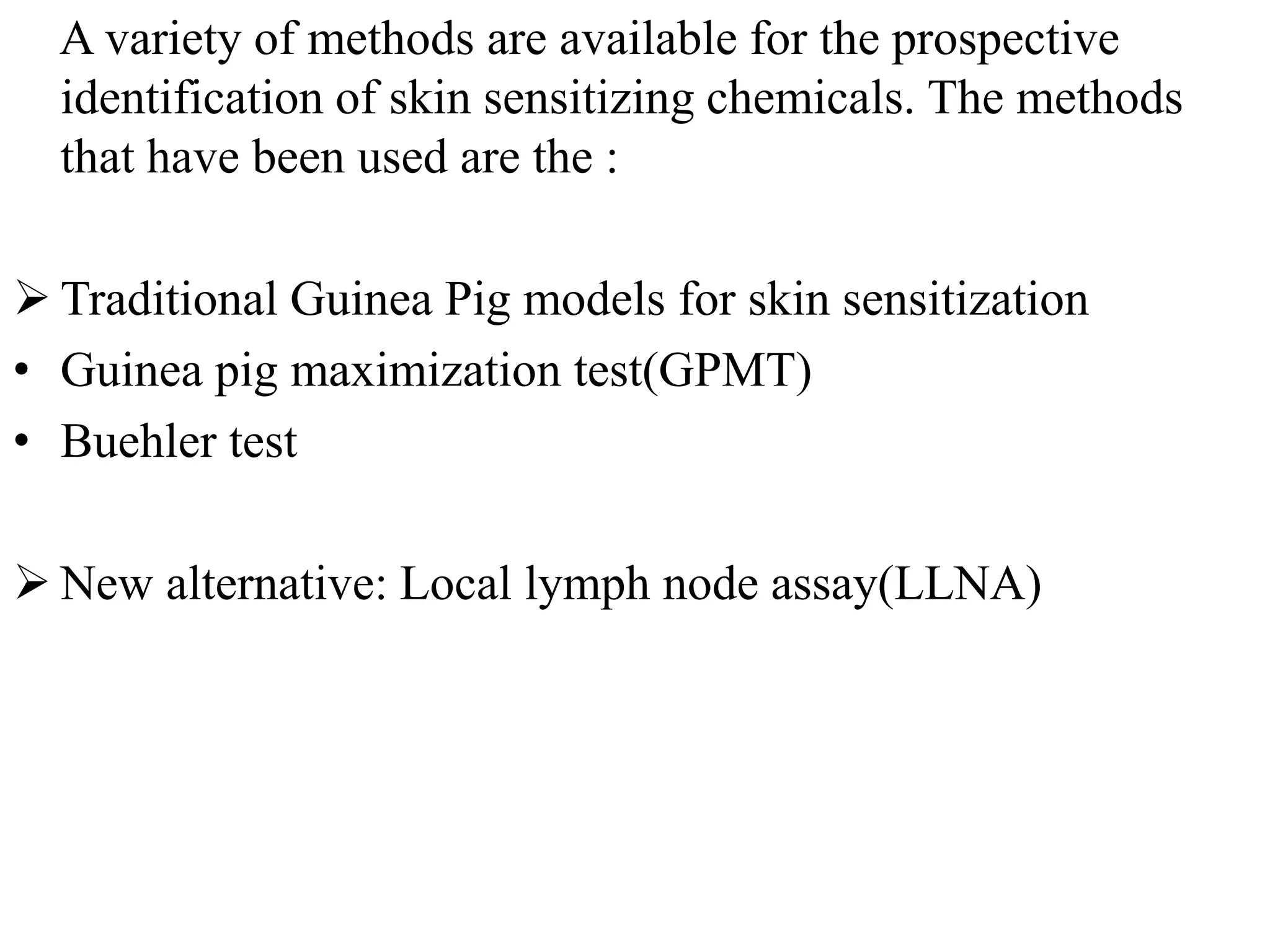 Screening methods for skin sensitization, skin irritation and dermal ...
