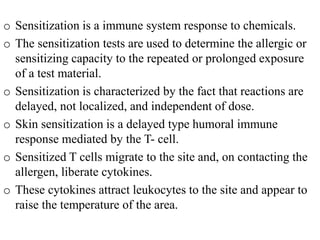 Screening methods for skin sensitization, skin irritation and dermal ...