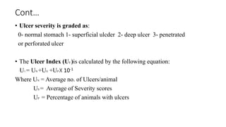SCREENING METHODS of antiulcer drugs.pptx
