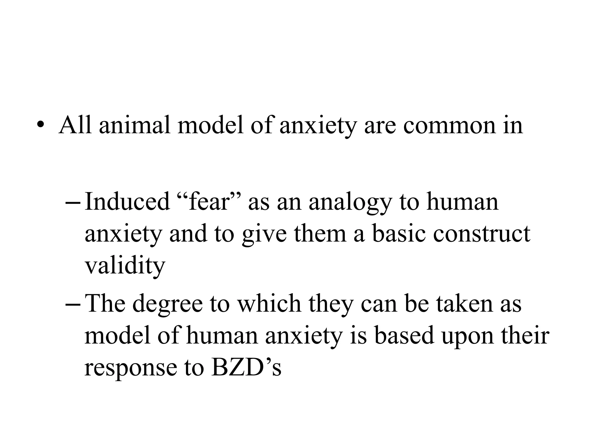 Screening methods of anxiolytics | PPTX