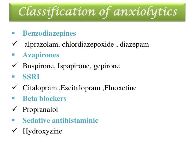 Screening methods of anxiolytics