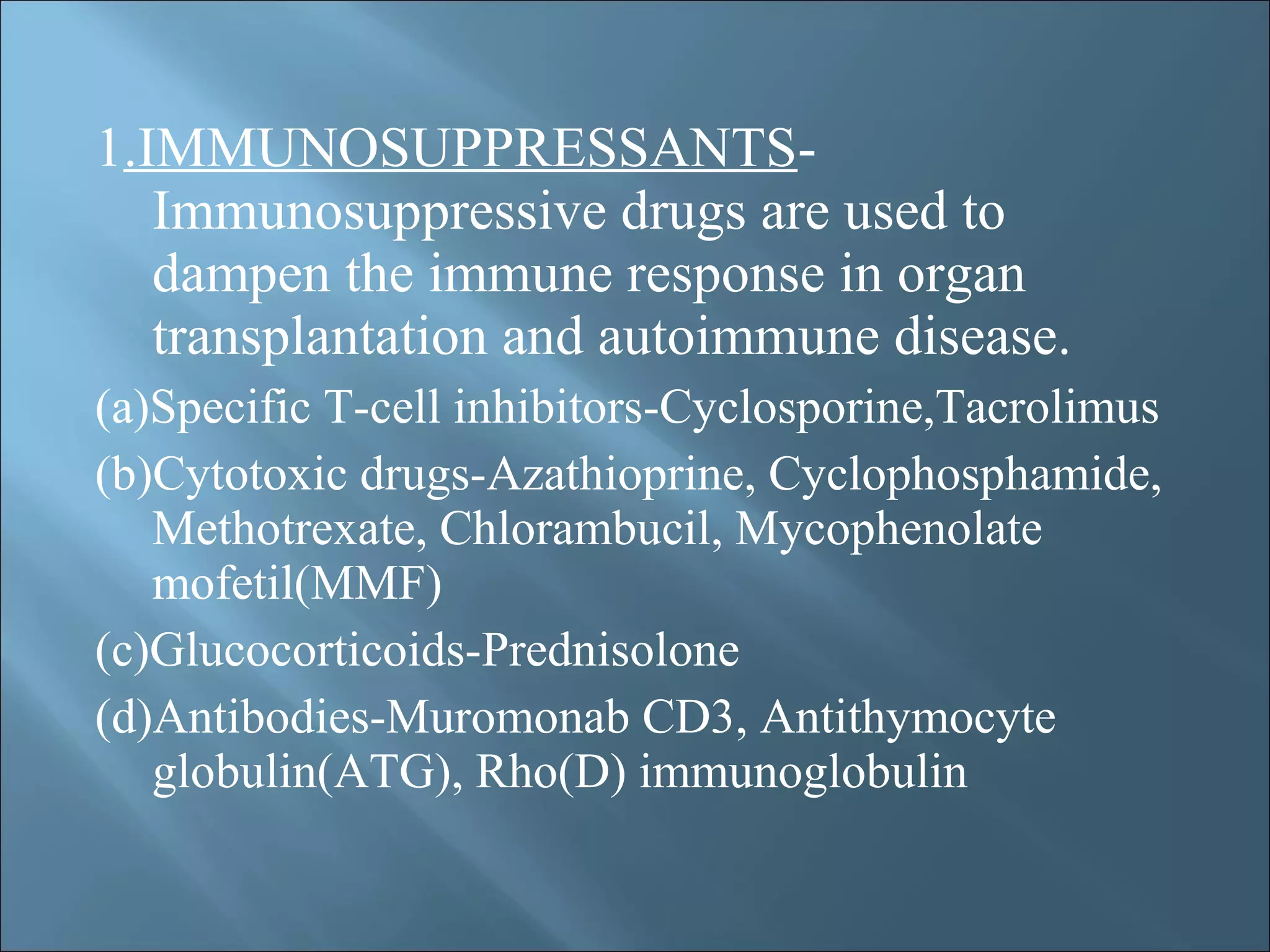 Screening methods of immunomodulatory drugs | PPT