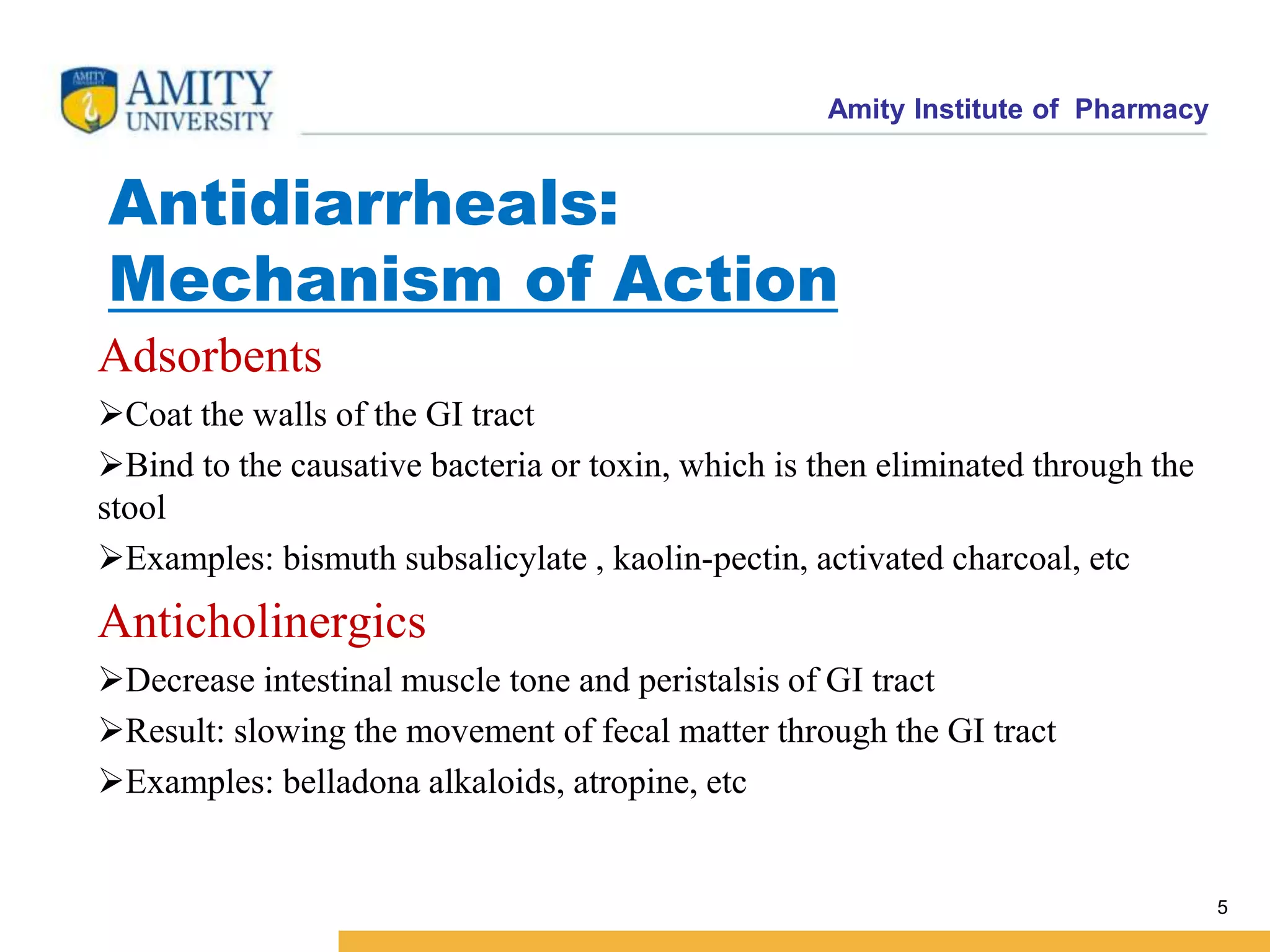 Screening model of antidiarrheal activity Presented by ABDUL HAMEED | PPTX