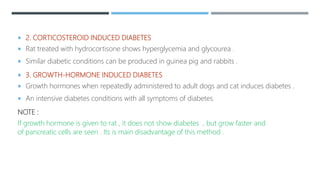 Screening model of antidiabetic drugs | PPTX