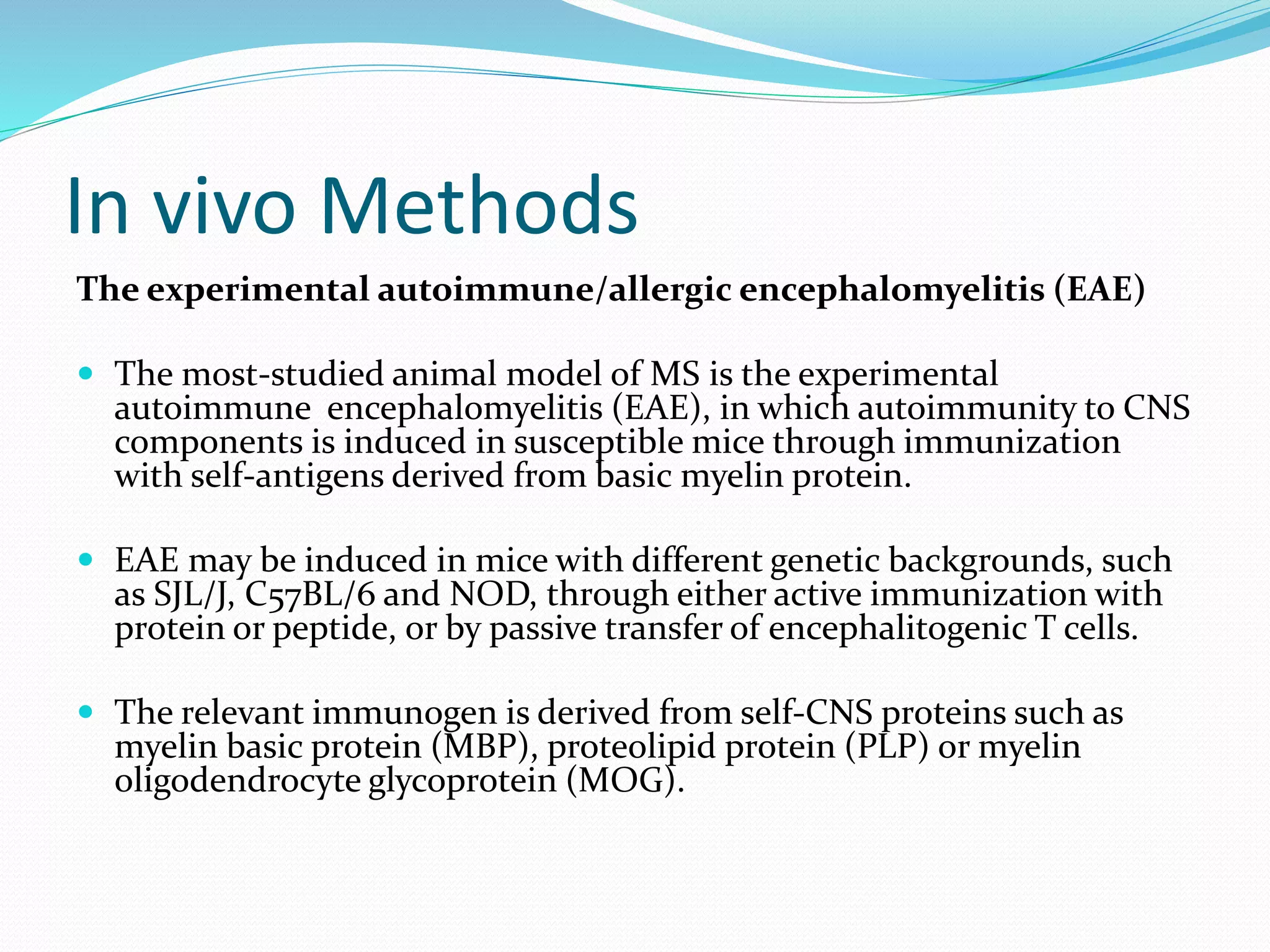 Screening models for Parkinson & multiple sclerosis | PPTX