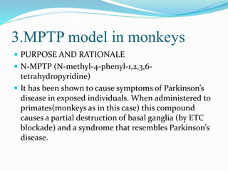 Screening models for Parkinson & multiple sclerosis | PPTX