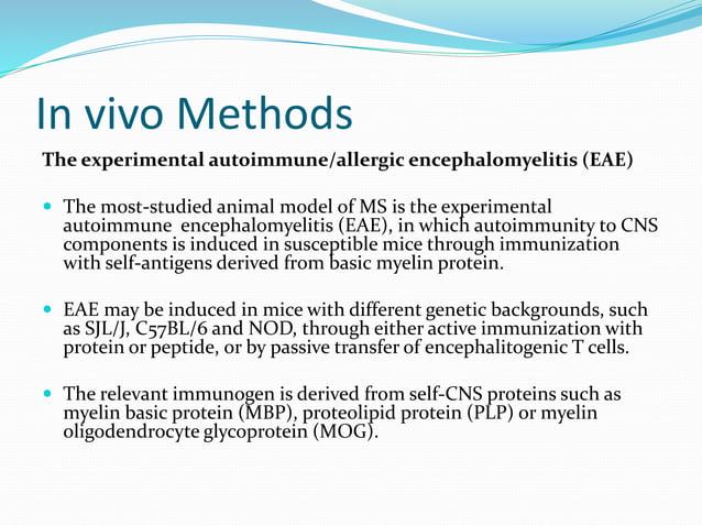Screening models for Parkinson & multiple sclerosis | PPTX