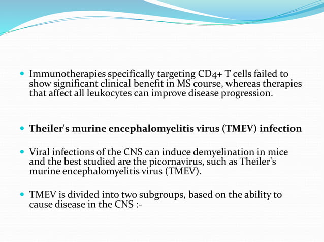 Screening models for Parkinson & multiple sclerosis | PPTX