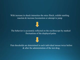 Screening models for central and peripheral analgesics | PPTX