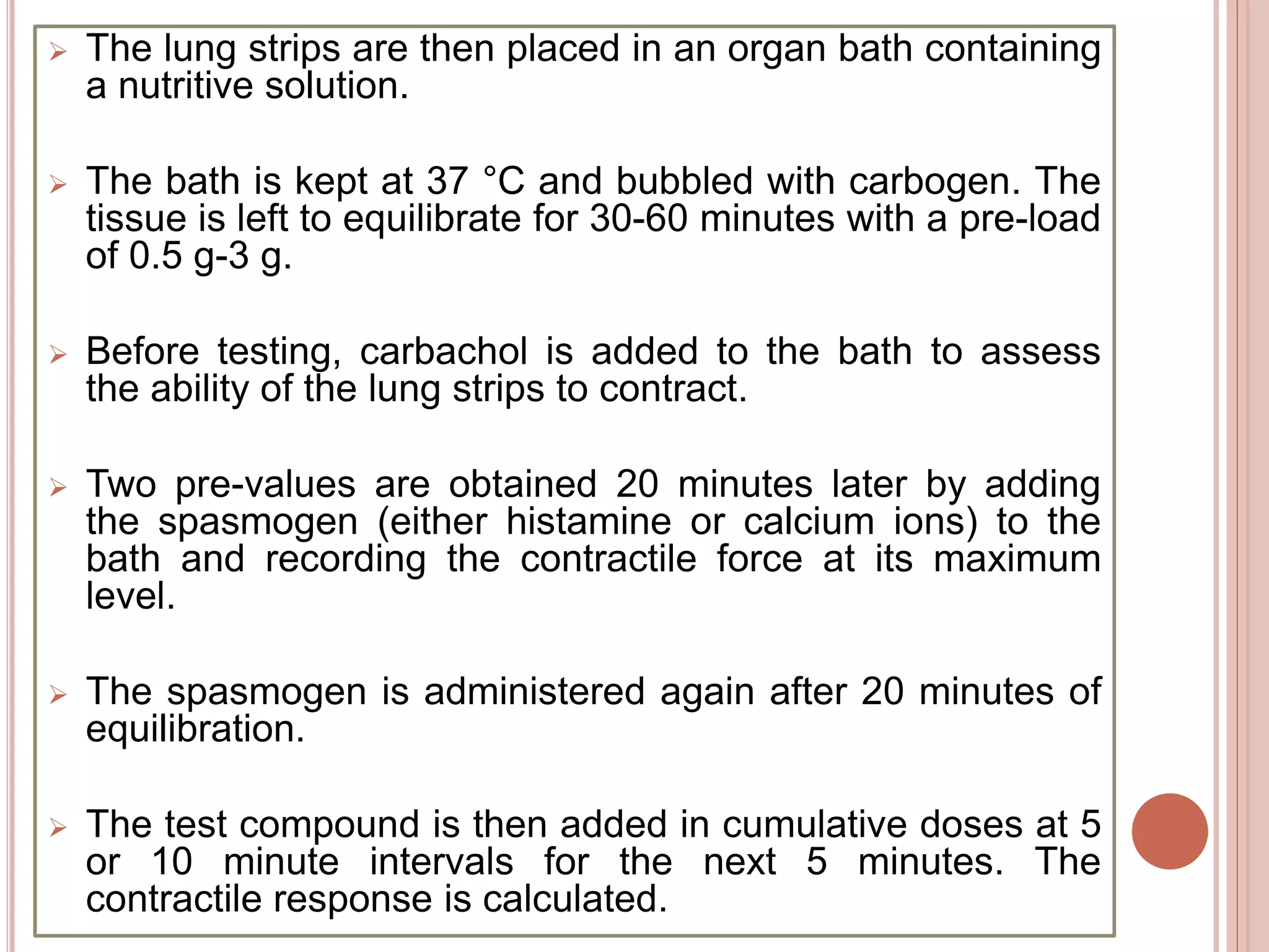 Screening models for drugs used in Asthma .pptx
