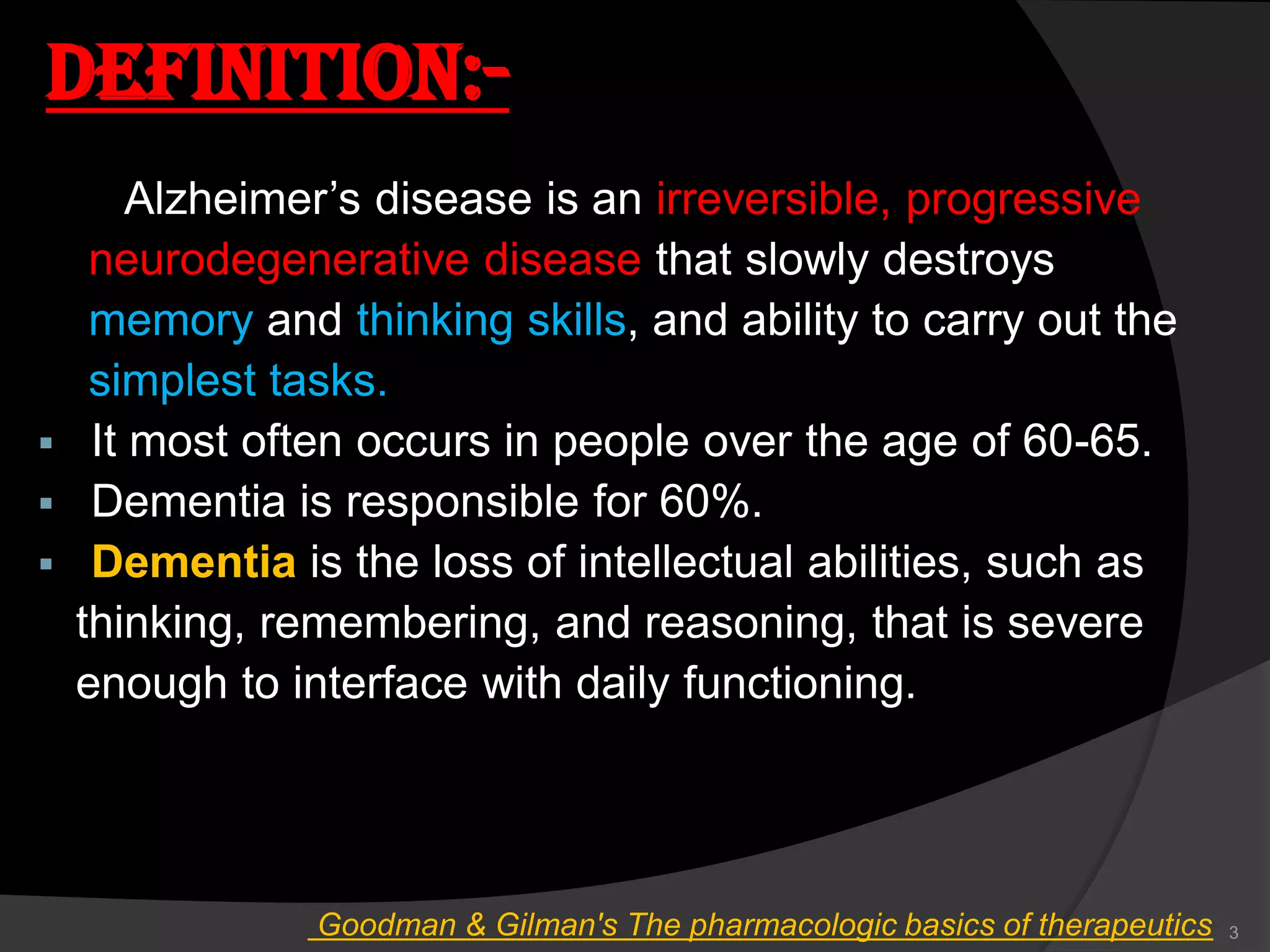Screening models of alzheimer disease | PDF