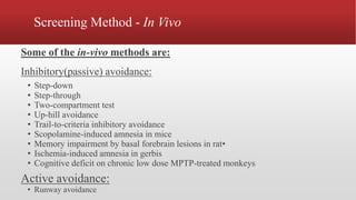 Screening models of alzheimer’s disease | PPTX