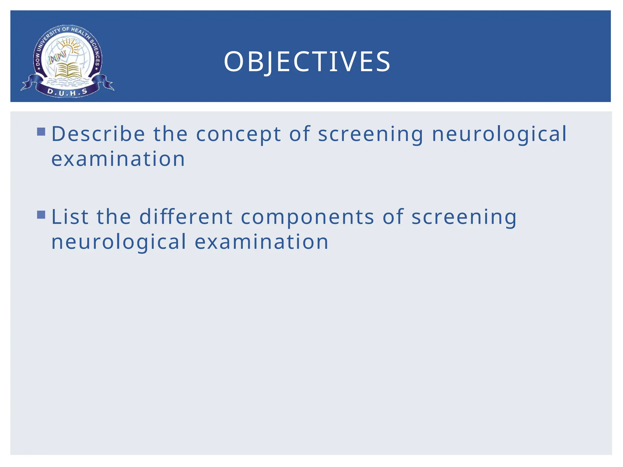Components of Screening neurological examination.pptx