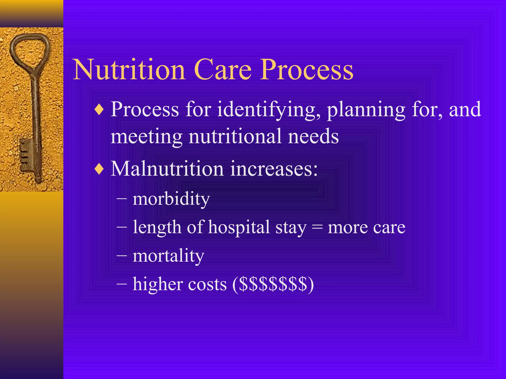 Screening nutrition care process | PPT