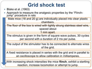 Screening of analgesics | PPTX