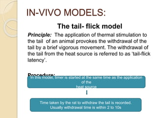 screening of analgesics & drugs used in arthritis & neuropathic pain | PPT