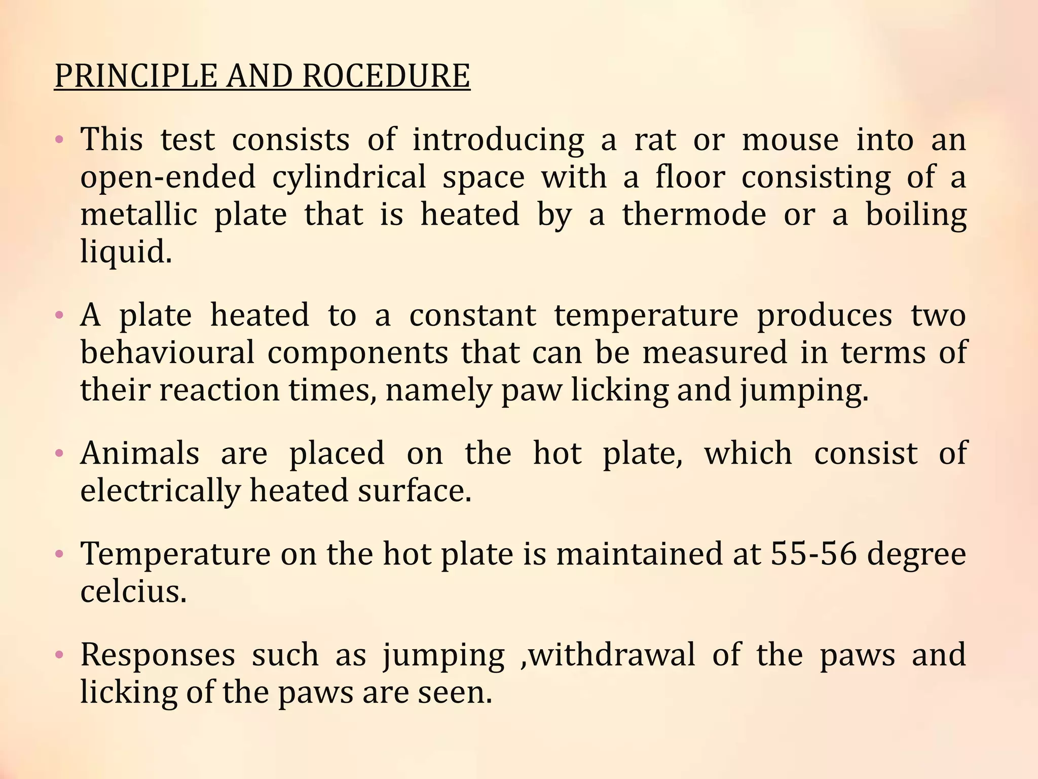 Screening of analgesics | PPTX